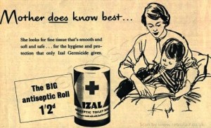 Izal: “The invisible guardian against risks to health.”