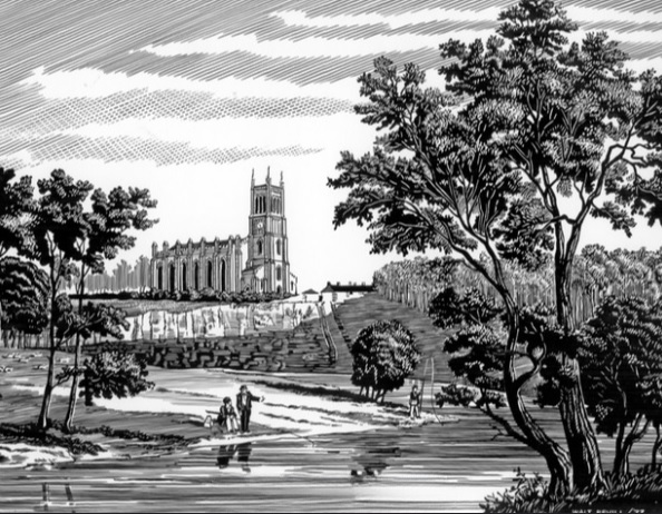 Attercliffe Parish Church – “Standing on a bold cliff which overhangs ...